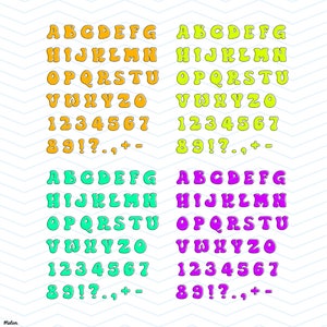 Retro Groovy Neon Classroom Bundle, Teacher Bundle, Classroom Alphabet ...