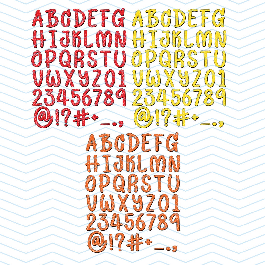 Neon Alphabet Png, Alpha Sets Bundle, Polka Dot Alphabet Png, Marquee ...