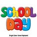6 Colors Bulletin Board Doodle Letters Back to School: Kindergarten ...