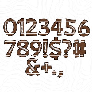 American Football Alphabet Png | Varsity Font Png | Football Sports ...