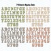 Varsity Dot Dalmatian Alphabet With Background Png, Custom Dalmation ...
