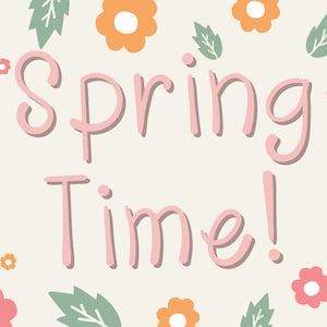Spring Font, Summer Font, Cricut Font, Smooth Fonts, Beautiful Font ...