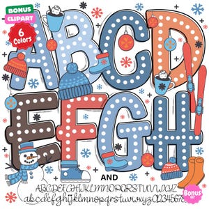 Winter Dotted Doodle Xmas Letters Png, Christmas Doodle Letters ...