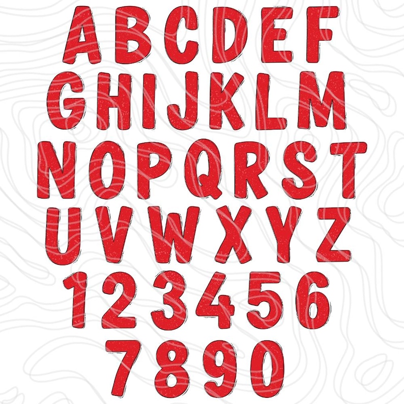 Doodle Christmas Letters Png, Christmas Doodle Letters, Alphabet ...