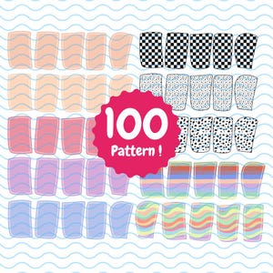 Cute Pastel Back to School Doodle Alphabet With 100 Background : Bright ...