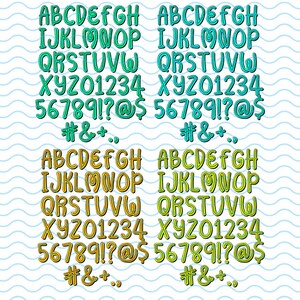 Bright Colorful Back to School Letters Bundle Png, Black Dot Alphabet ...