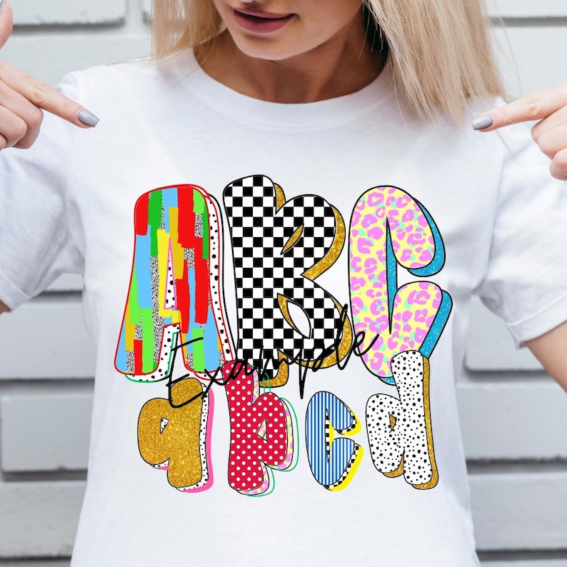 Preppy Girls Alpha Canva Frame Template | Sublimation | Custom Fill ...
