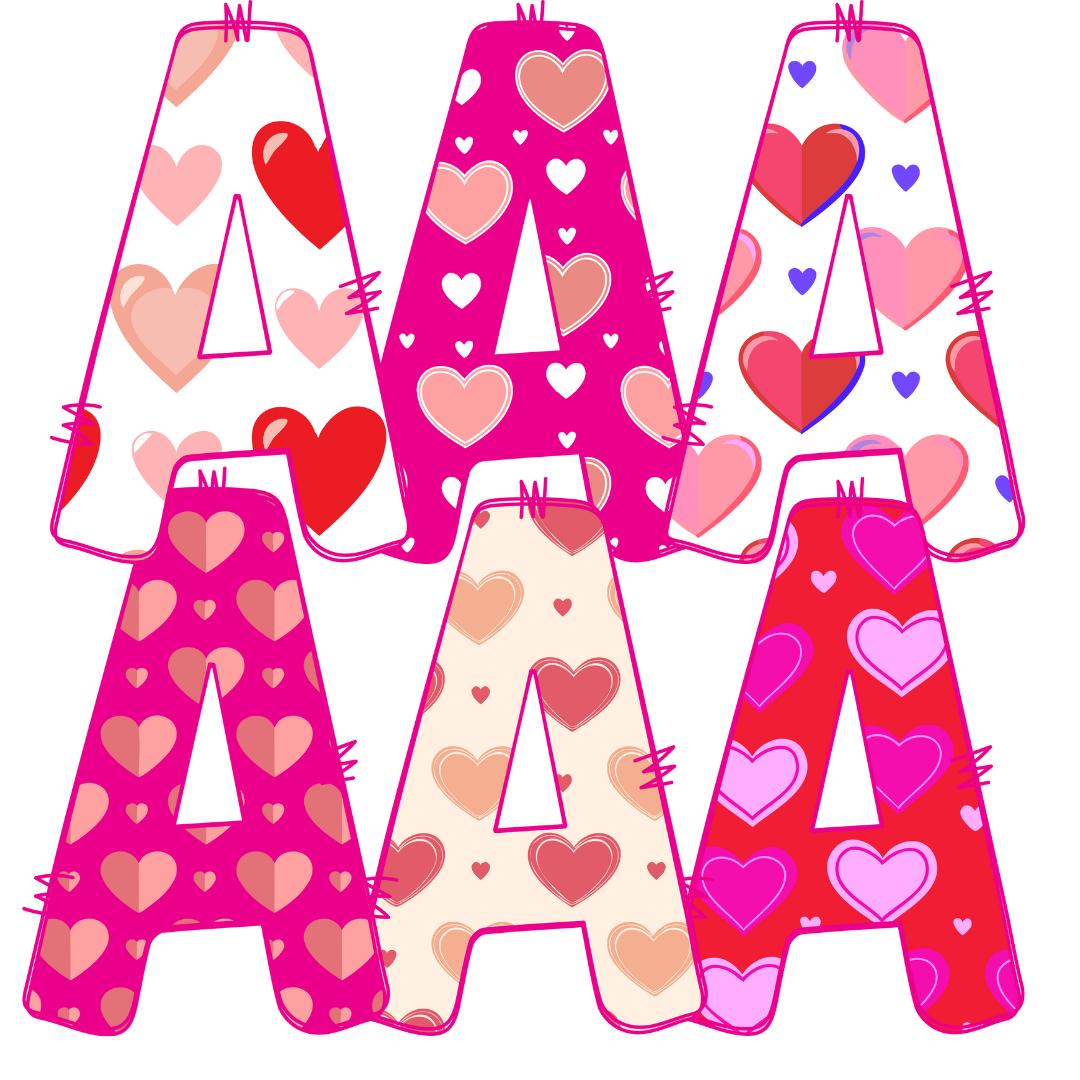Valentine Alphabet PNG Bulletin Board Valentines Valentine Letter and ...