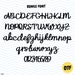 Neon Scribble Alphabet Png , Alpha Sets Bundle, Doodle Dot Font, Trendy ...
