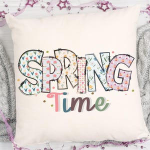 Whimsical Spring Alphabet Clipart PNG | Easter Doodle Letter and Number ...