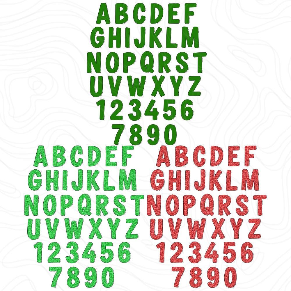Candy Cane Letters and Numbers | Christmas Doodle Letters | Alphabet ...