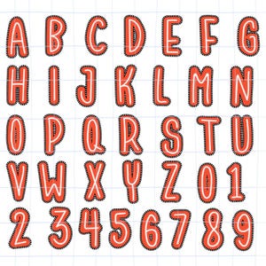 Autumn Bulletin Board Doodle Letters: Kindergarten, Teacher, School ...