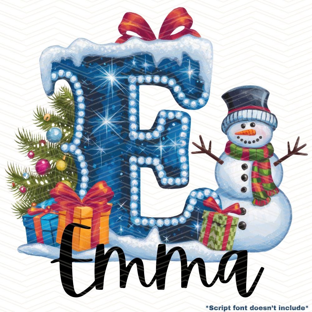 Snowman Alphabet Watercolor | Snowman Alphabet Letters | Christmas ...