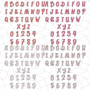 Cherry Alphabet Letters | Doodle Alpha Font | School Teacher Alphabet ...