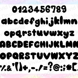 Bubble Maru Font Procreate, Letter Fonts Procreate Designer Fonts ...