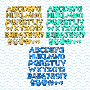 Bright Retro Neon Letters Png, Dot Alphabet Bundle, Polka Dot Alphabet ...