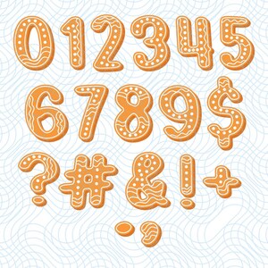 Gingerbread Alphabet Png | Gingerbread Clipart | Cookie Letters Png ...