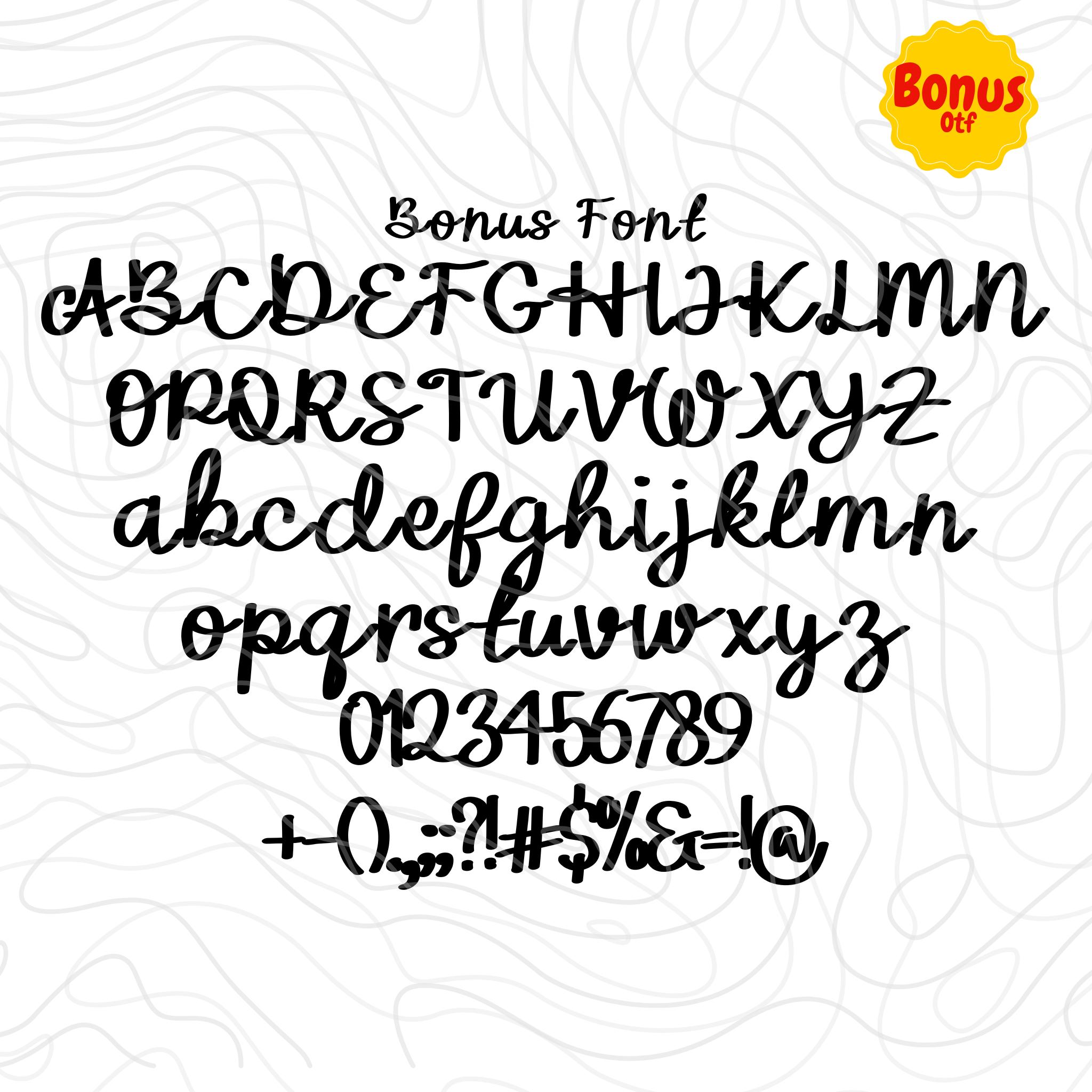 Whimsical Spring Alphabet Clipart PNG | Easter Doodle Letter and Number ...