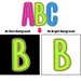 Bright Neon Classroom Bundle Png, Teacher Bundle, Classroom Alphabet ...