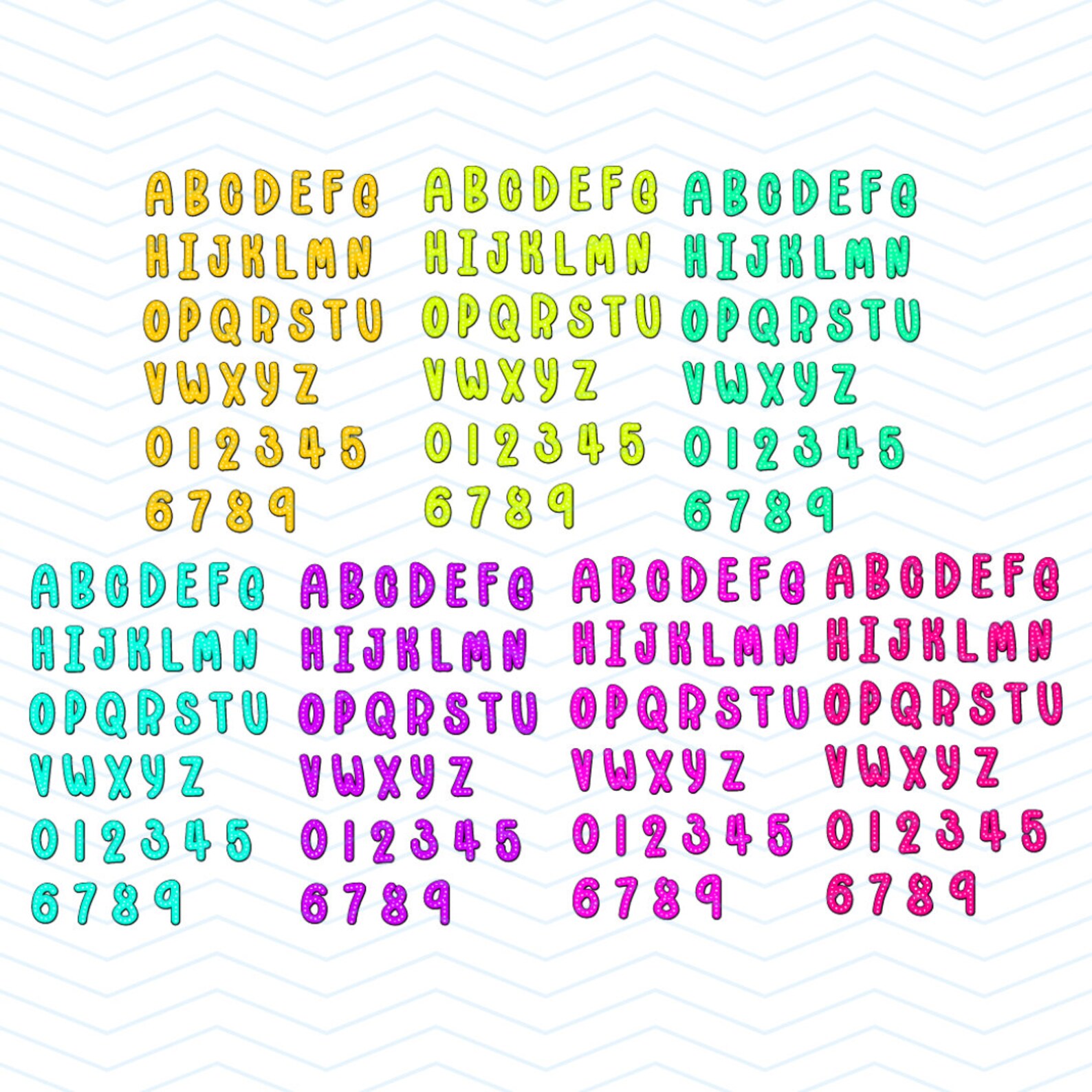 Bright Neon, Polka Dot Alphabet Png, Marquee Letters Png, Doodle Dot ...