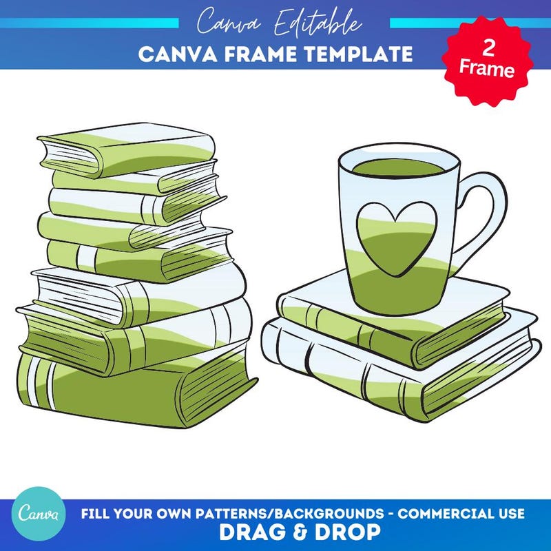 Stack Book Frame - Etsy