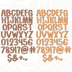 Thanksgiving Doodle Letters PNG| Thanksgiving Alphabet PNG ...