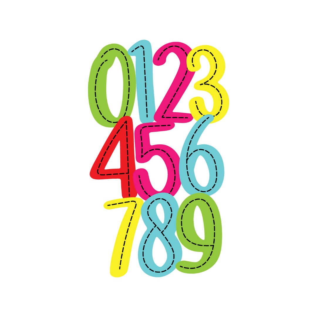 Dotted Line Letters PNG Bundle, 5 Alpha Set, Handwritten Font PNG ...