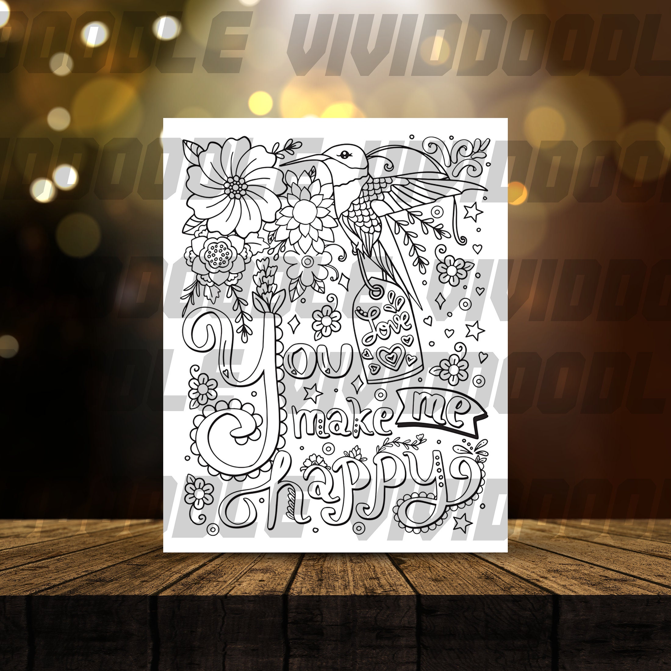 Inspirational Quotes Coloring , Printable Instant Download, Adult ...