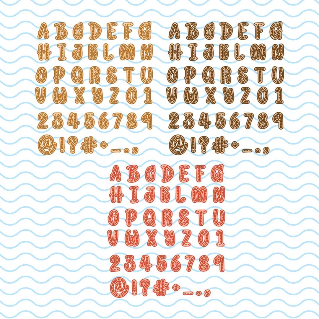 Neon Autumn Doodle Alphabet Png, Custom Thanksgiving Alphabet Png, Fall ...