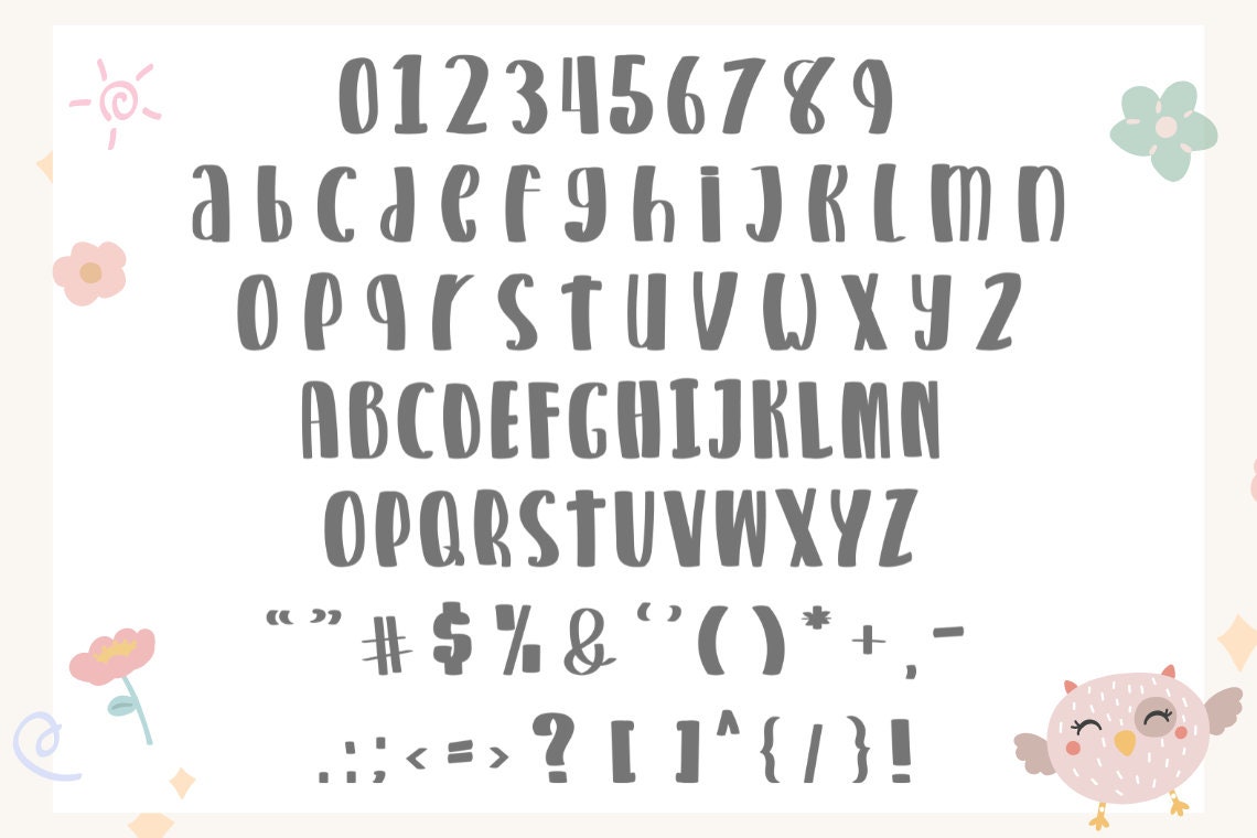 Welcome June Bubble Font Procreate, Cute Fonts for Cricut, Font Bundle ...