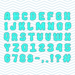 Neon Groovy Letters Png, Alpha Sets Bundle, Scribble Font Png, Bright ...