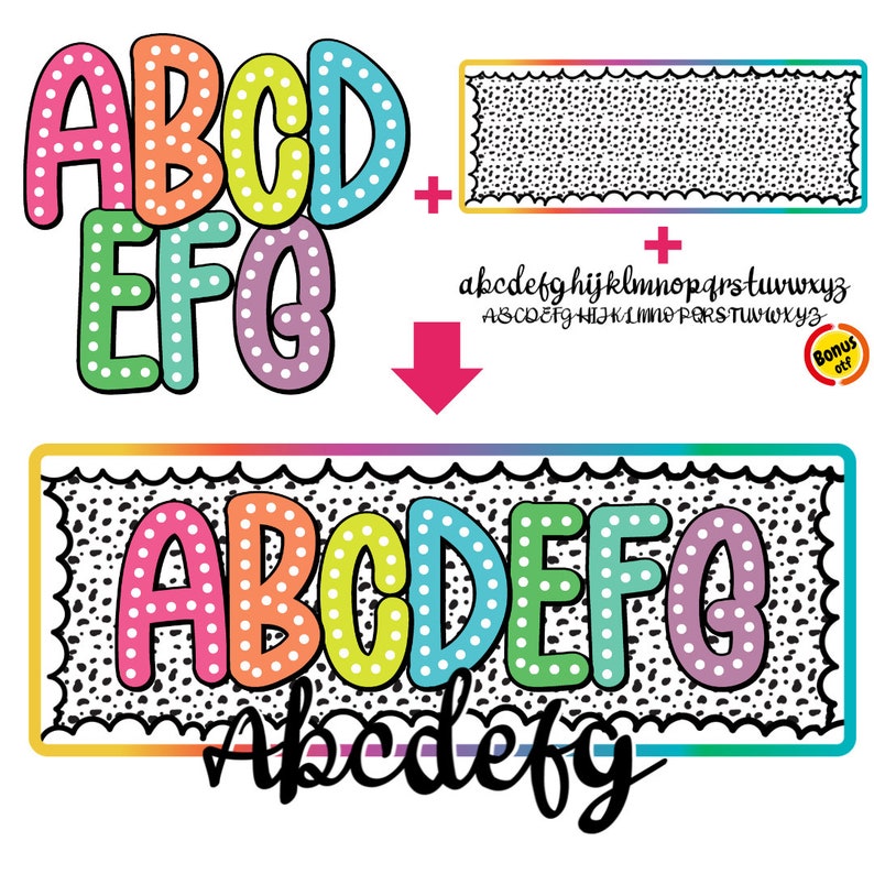 Dot Dalmatian Alphabet With Background Png, Custom Dalmatian Dot, 15 ...