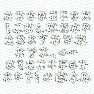 4 Colors Light up Christmas Letters, Christmas Alpha Packs, Christmas ...