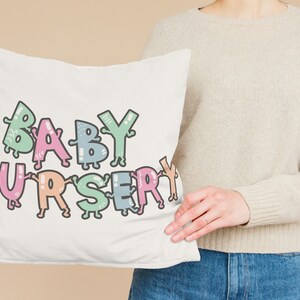 Baby Nursery Font Bubble Font Procreate, Cute Fonts for Cricut, Font ...