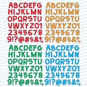 Bulletin Board Doodle Letters Back to School: Kindergarten, Teacher ...