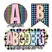 Pastel Alphabet Png School Font Pastel Classroom Teacher Font Marquee ...