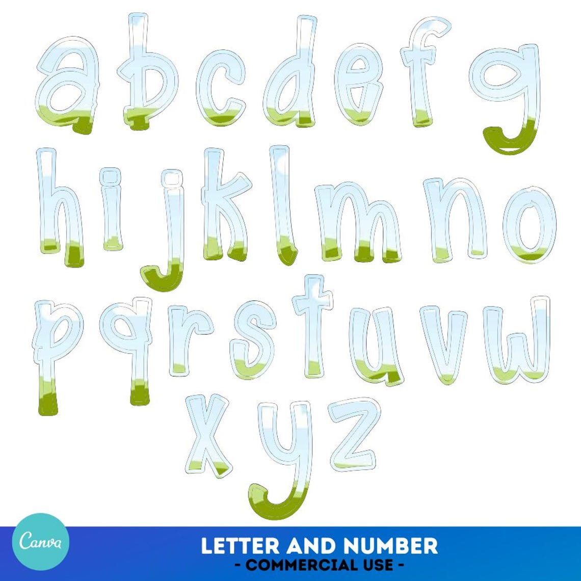 Canva Frame Font Alphabet | Sublimation | Custom Fill Pattern | Fill in ...