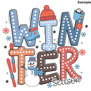 Winter Dotted Doodle Xmas Letters Png, Christmas Doodle Letters ...