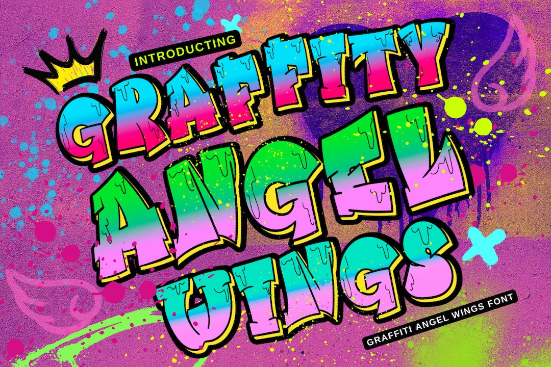 Graffiti Font, Graffiti Letters, Urban Font, Street Font, Hip Hop Font ...
