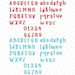 Preppy Vintage Back to School Teacher Alphabet | Doodle Alpha Font ...