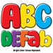 6 Colors Bulletin Board Doodle Letters Back to School: Kindergarten ...