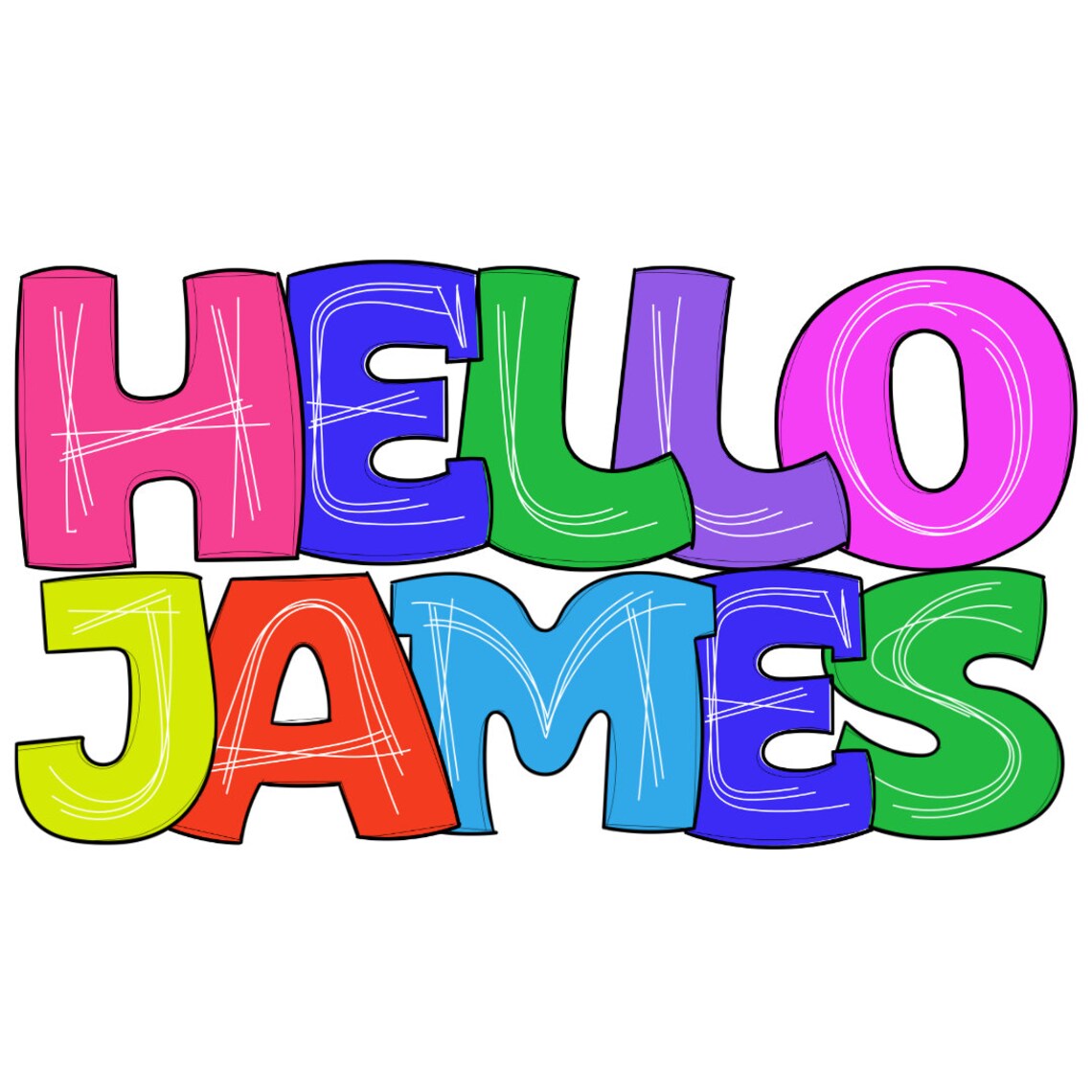 Colorful Bold Scribble Alphabet Png, Doodle Alphabet Bundle Png, Bright ...