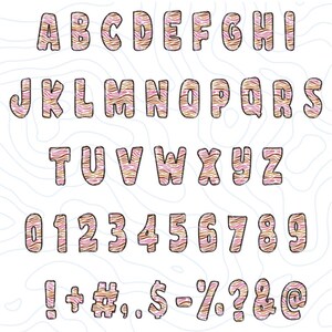 Boho Autumn Doodle Letter Alphabet PNG Bundle | Autumn Doodle Alphabet ...