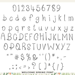 Spring Font, Summer Font, Cricut Font, Smooth Fonts, Beautiful Font ...