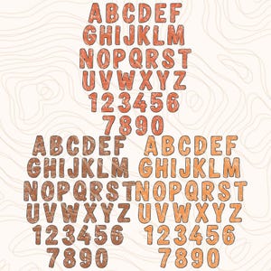 Fall Doodle Letters Png | Autumn Alphabet | Sublimate Alphabet | Doodle ...