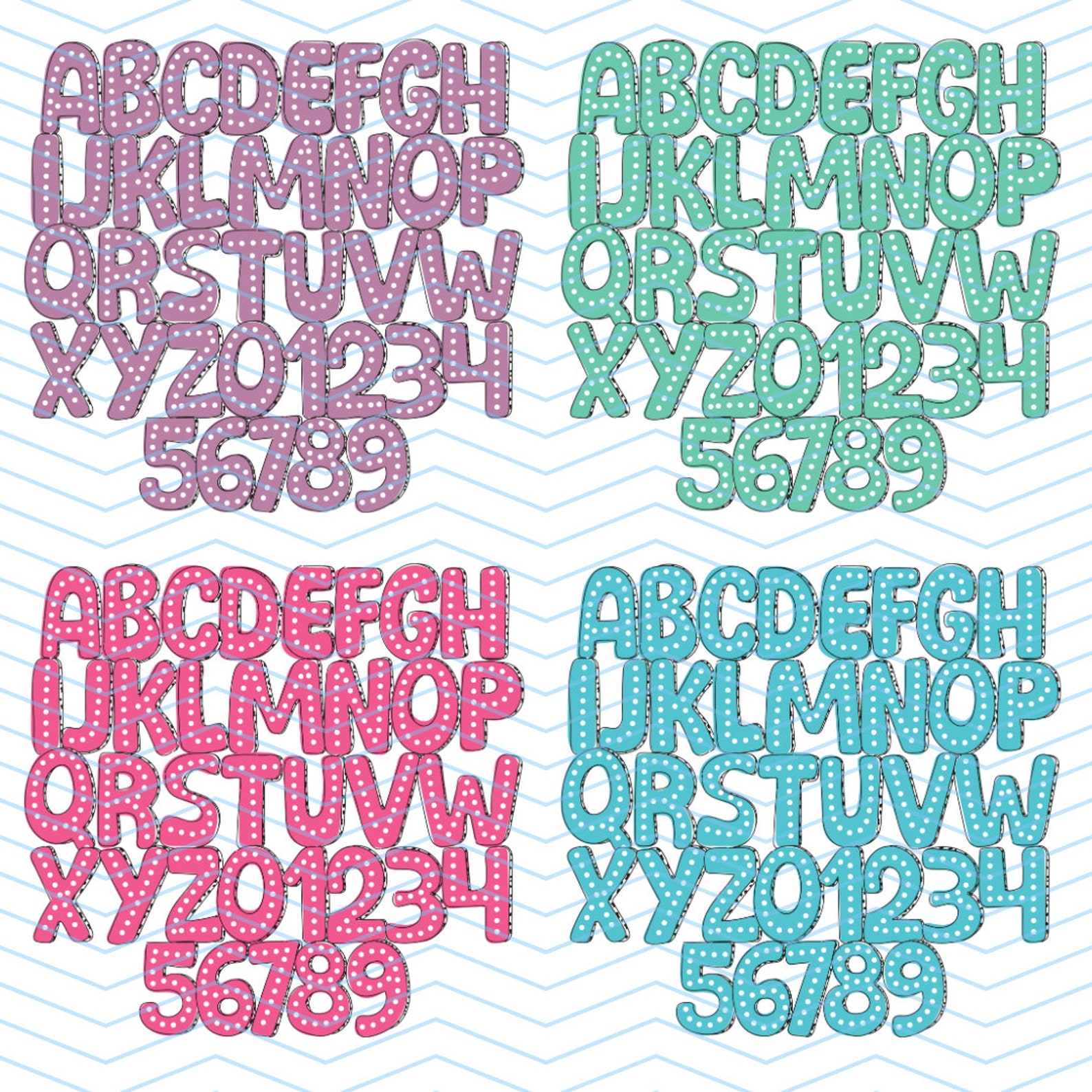 Custom Dot Dalmatian Alphabet With Cute Circle Background Png, Polka ...