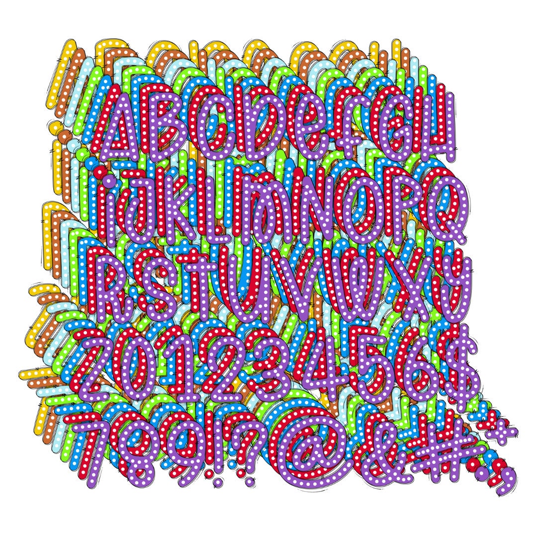 Summer Beach Alphabet PNG: Hello Summer Dalmatian Dot Kindergarten ...