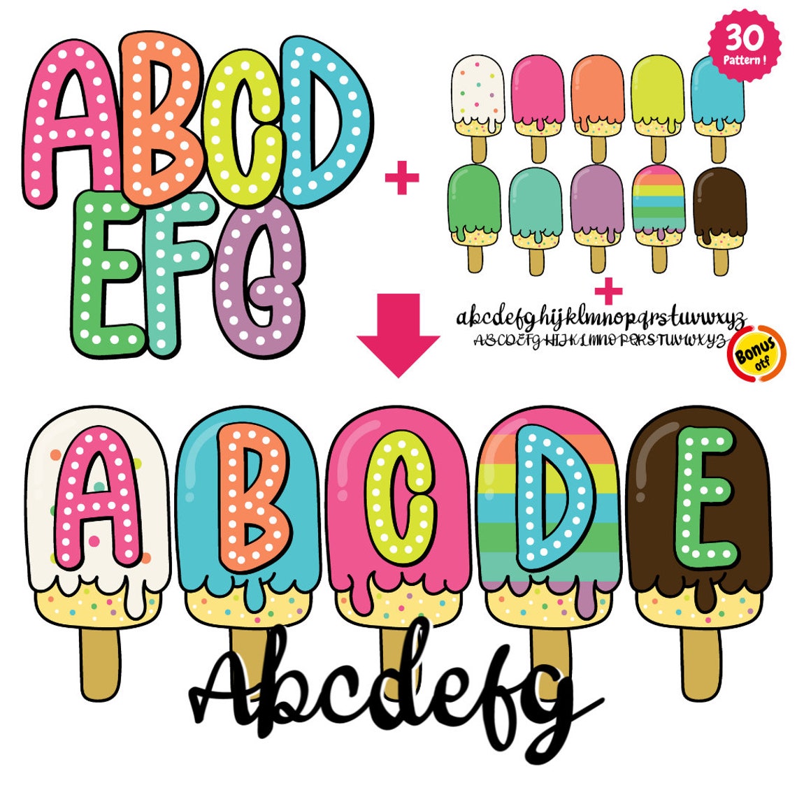 Dot Dalmatian Alphabet With Ice Cream Background Png, Custom Dalmatian ...