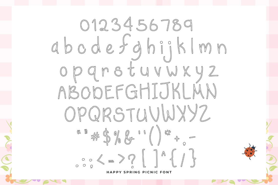 Spring Font, Summer Font, Cricut Font, Smooth Fonts, Beautiful Font ...