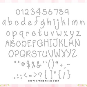 Spring Font, Summer Font, Cricut Font, Smooth Fonts, Beautiful Font ...